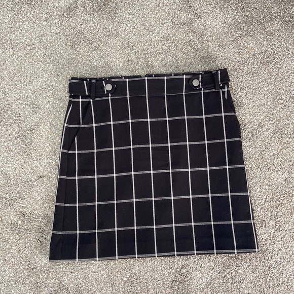 LOFT | Skirts | Loft Window Pane Skirt | Poshmark